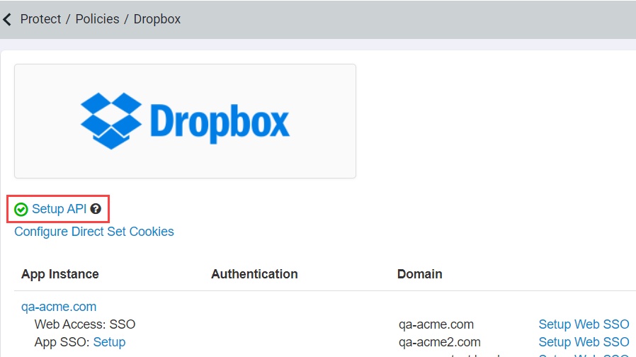 Enabling API scanning in Forcepoint ONE SSE